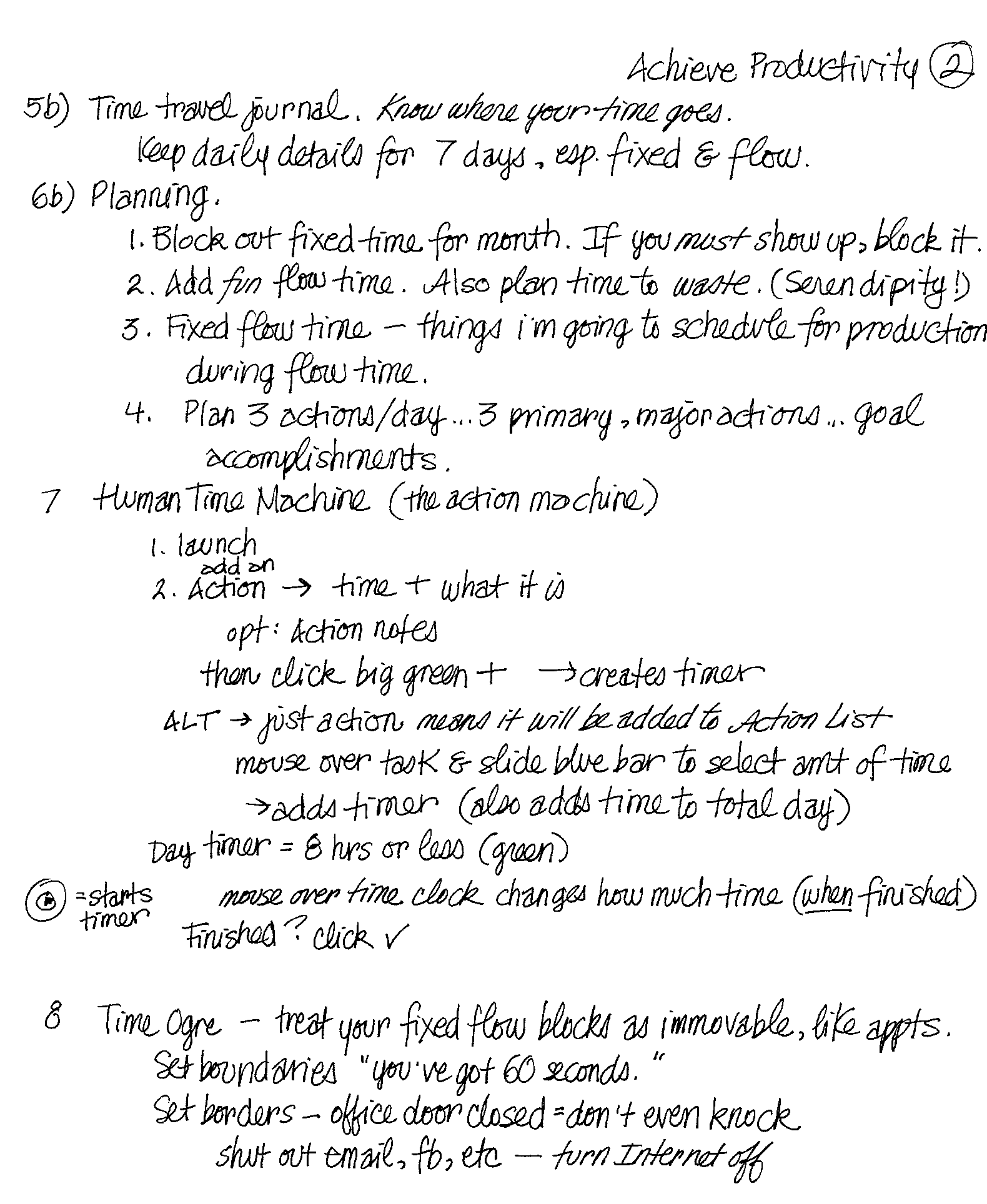 AchieveProductivity-notes2 | Aisling's Diary